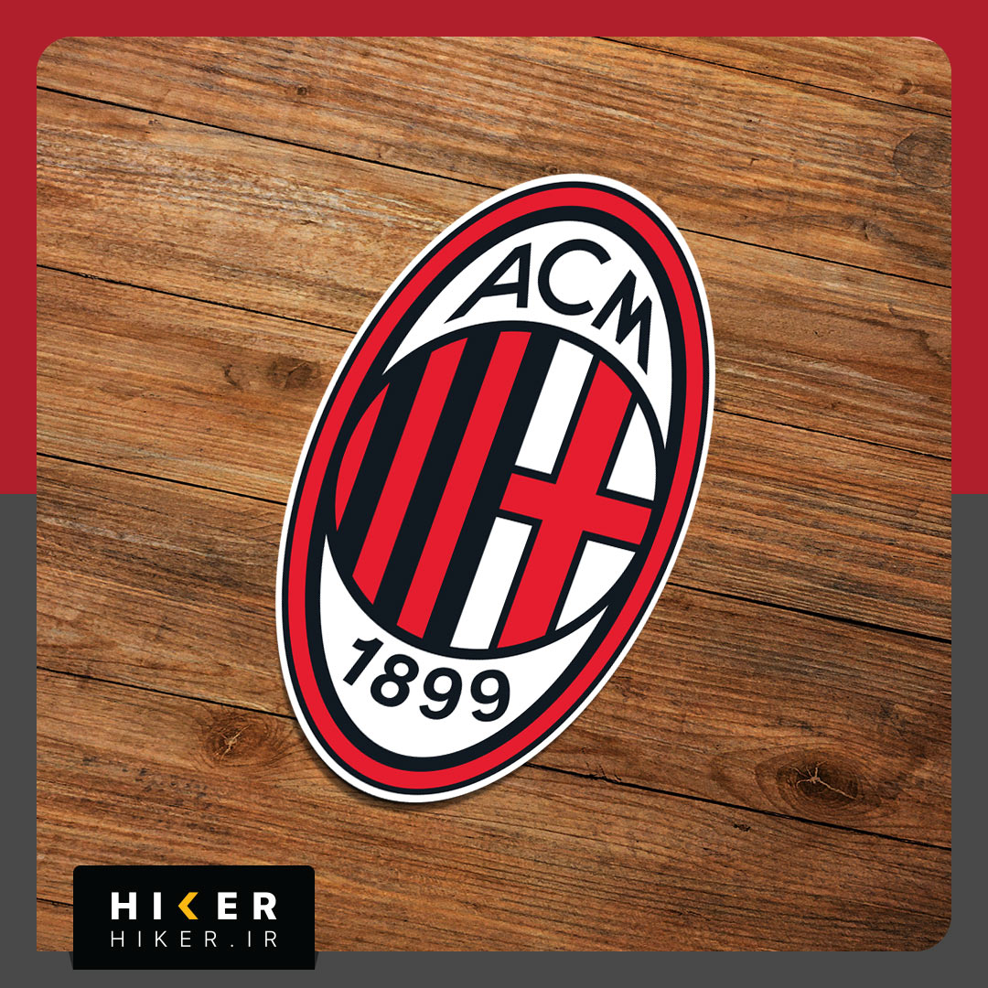 استیکر ۰۷۱۶ (لوگوی تیم فوتبال آث میلان) - هایکر